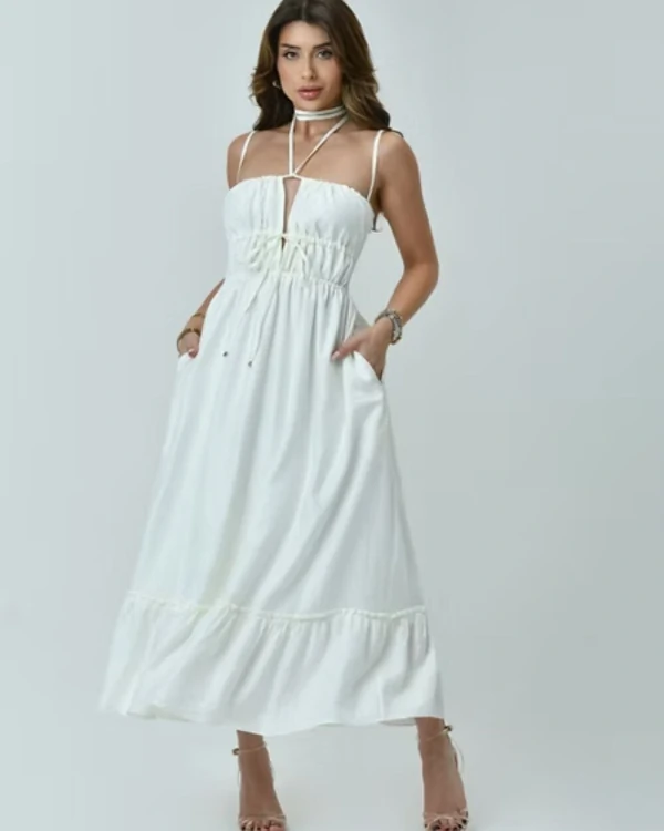 Vestido Midi Stephanie Branco